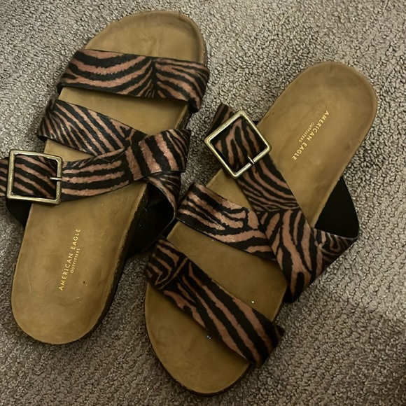 American Eagle Outfitters | Shoes | Tiger Striped Sandals | Poshmark